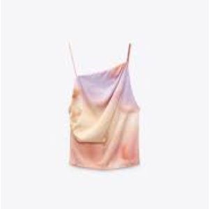 Zara | Tops | Zara Satin Effect Tank Top | Poshmark